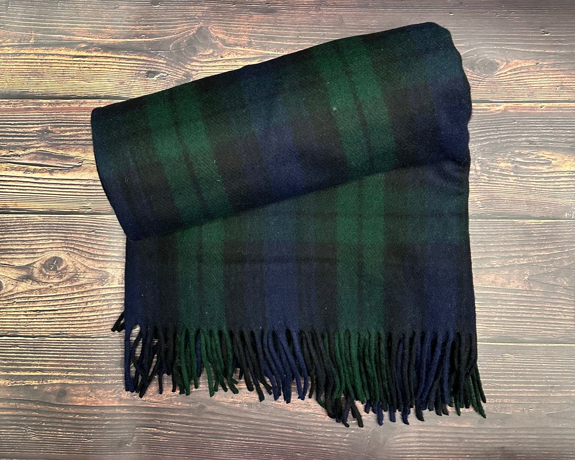 Blackwatch - 100% Wool Tartan Blanket - MADE IN SCOTLAND – House of ...